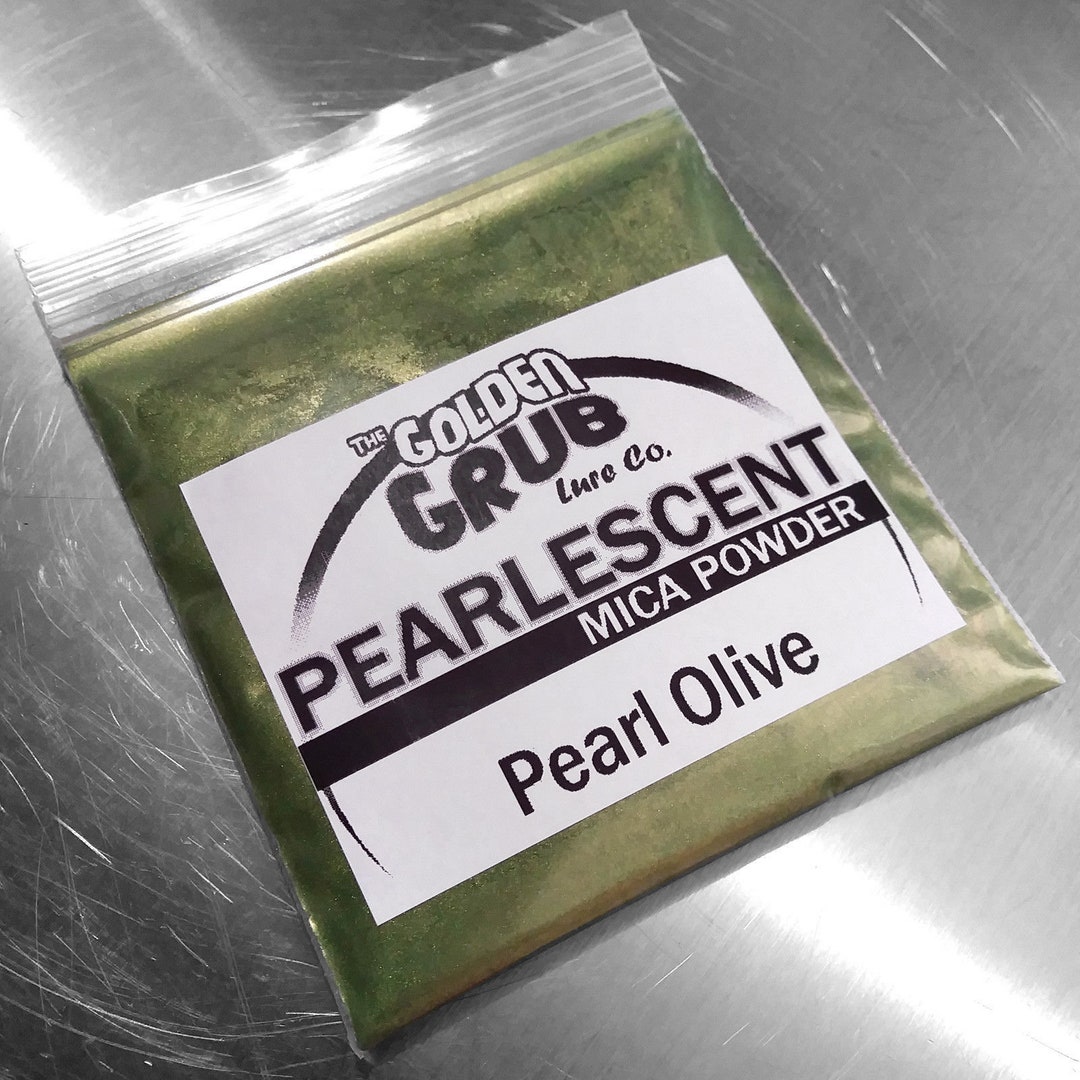 1 Oz. (30g) PEARL OLIVE GREEN Pearlescent Mica Powder - Etsy