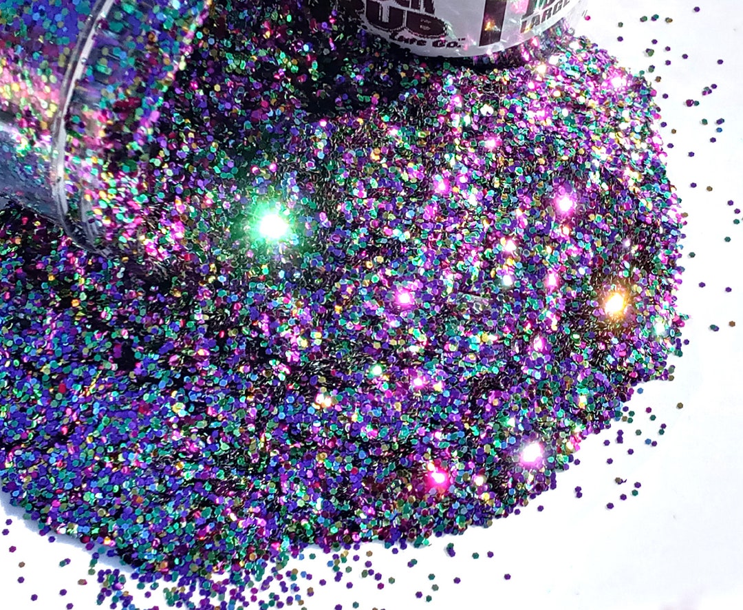 2 Oz. Jar JUNEBUG MIX Hi-temp Glitter .030 Hex for Crafts, Art ...