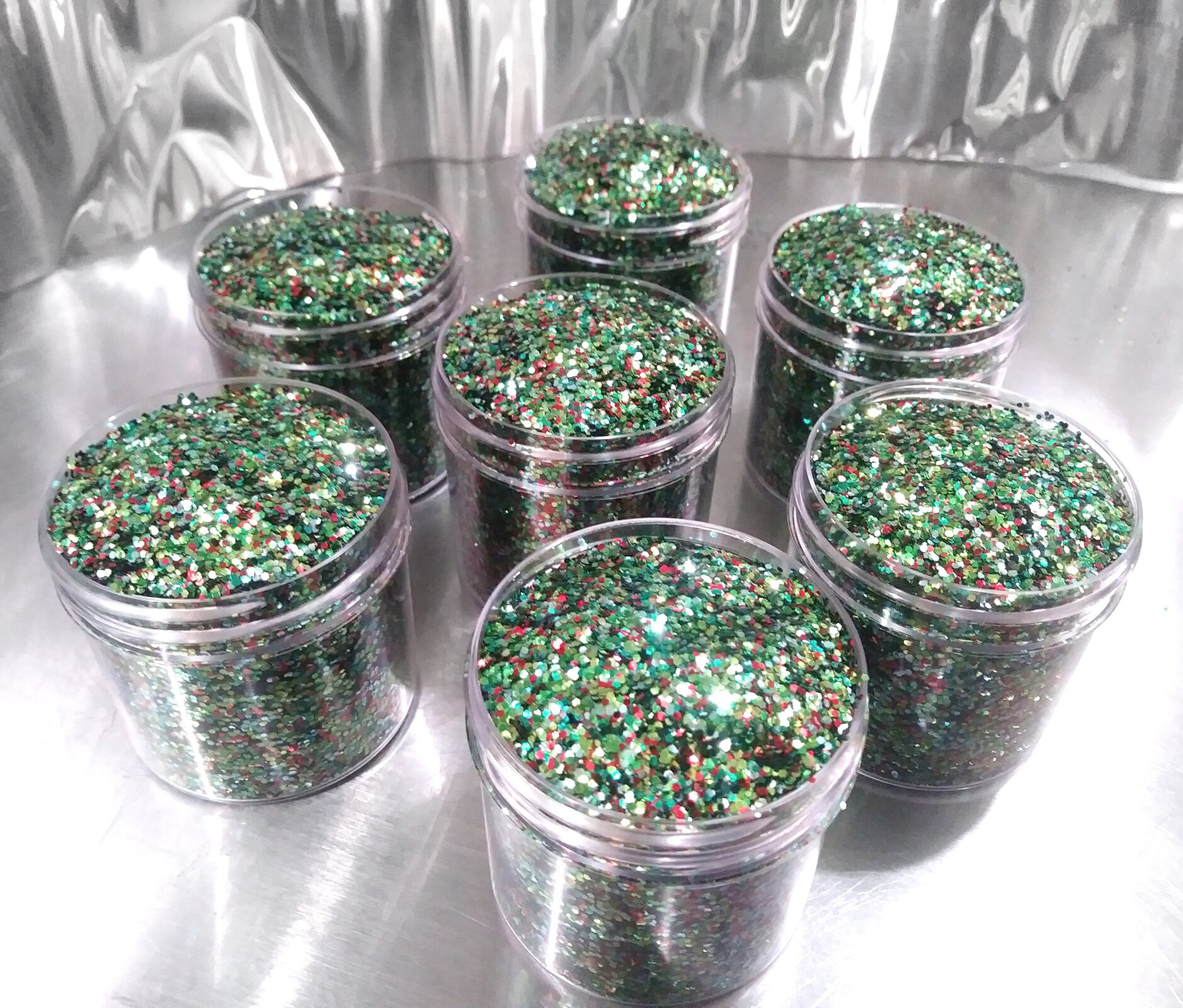 2 Oz. Jar BAYOU MIX Hi-temp Glitter .030 Hex for Crafts, Art, & Fishing ...