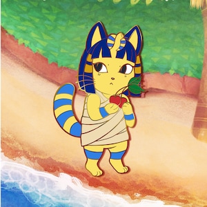 Ankha Animal Crossing New Horizons Gold Hard Enamel Pin - Etsy