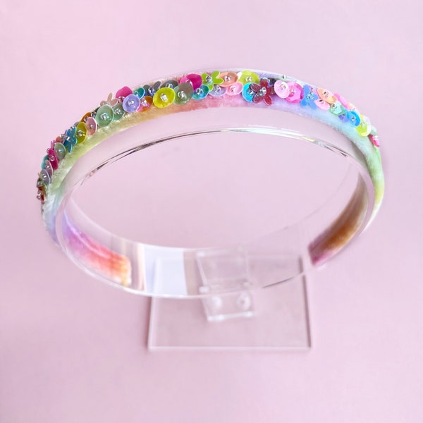 Rainbow Headbands - Etsy