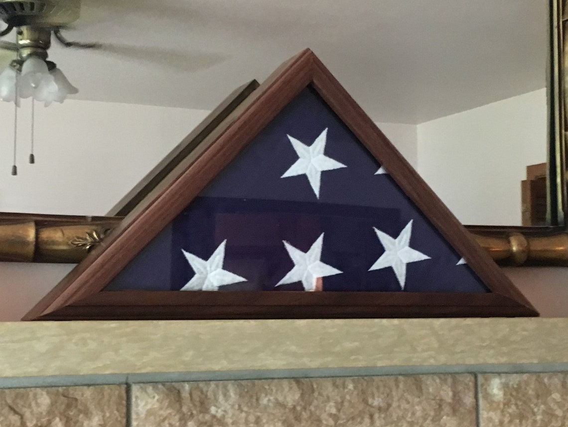 U.S. Flag Display Case - Etsy