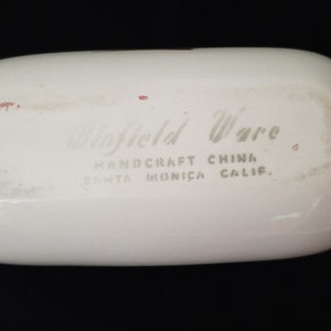 Vintage Winfield Ware Gravy Boat Santa Monica California 1940's. - Etsy
