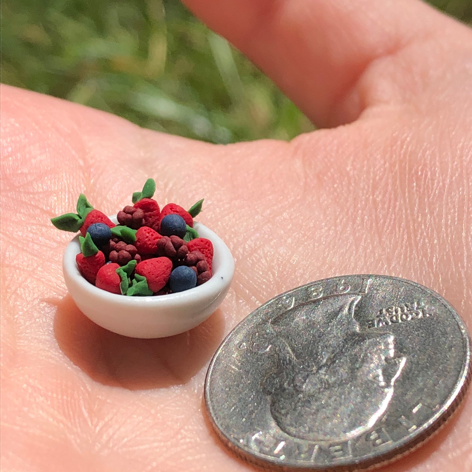 1/12 Scale Miniature Mixed Berries for Doll House or Fairy Garden ...