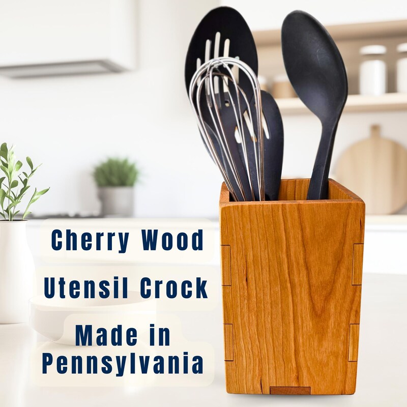 Utensil Crock - Etsy