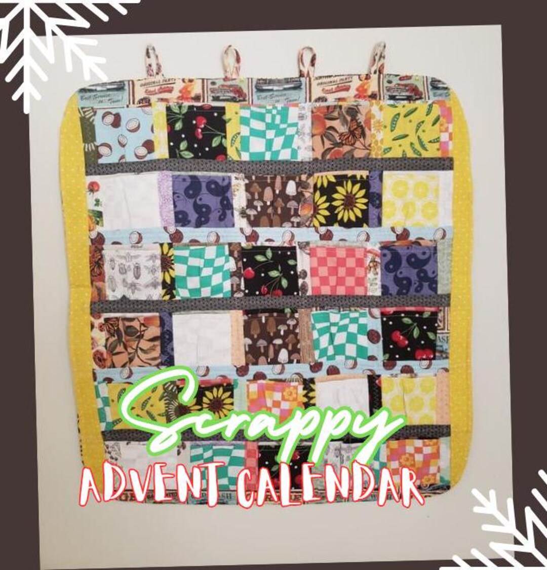 Scrappy Advent Calendar PDF - Etsy