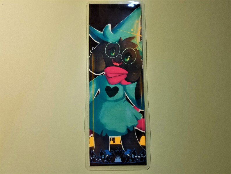 Deltarune Undertale Ralsei Design /// Print Bookmark Pin Resin - Etsy