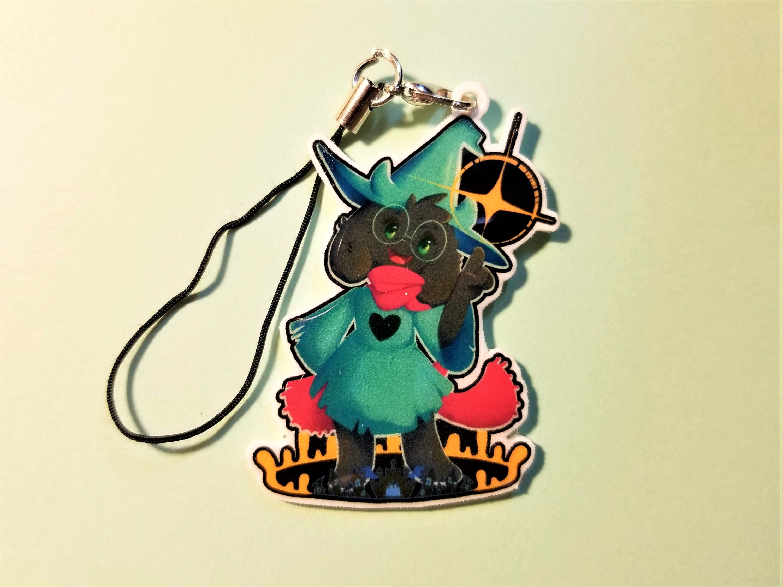 Deltarune Undertale Ralsei Design /// Print Bookmark Pin Resin - Etsy