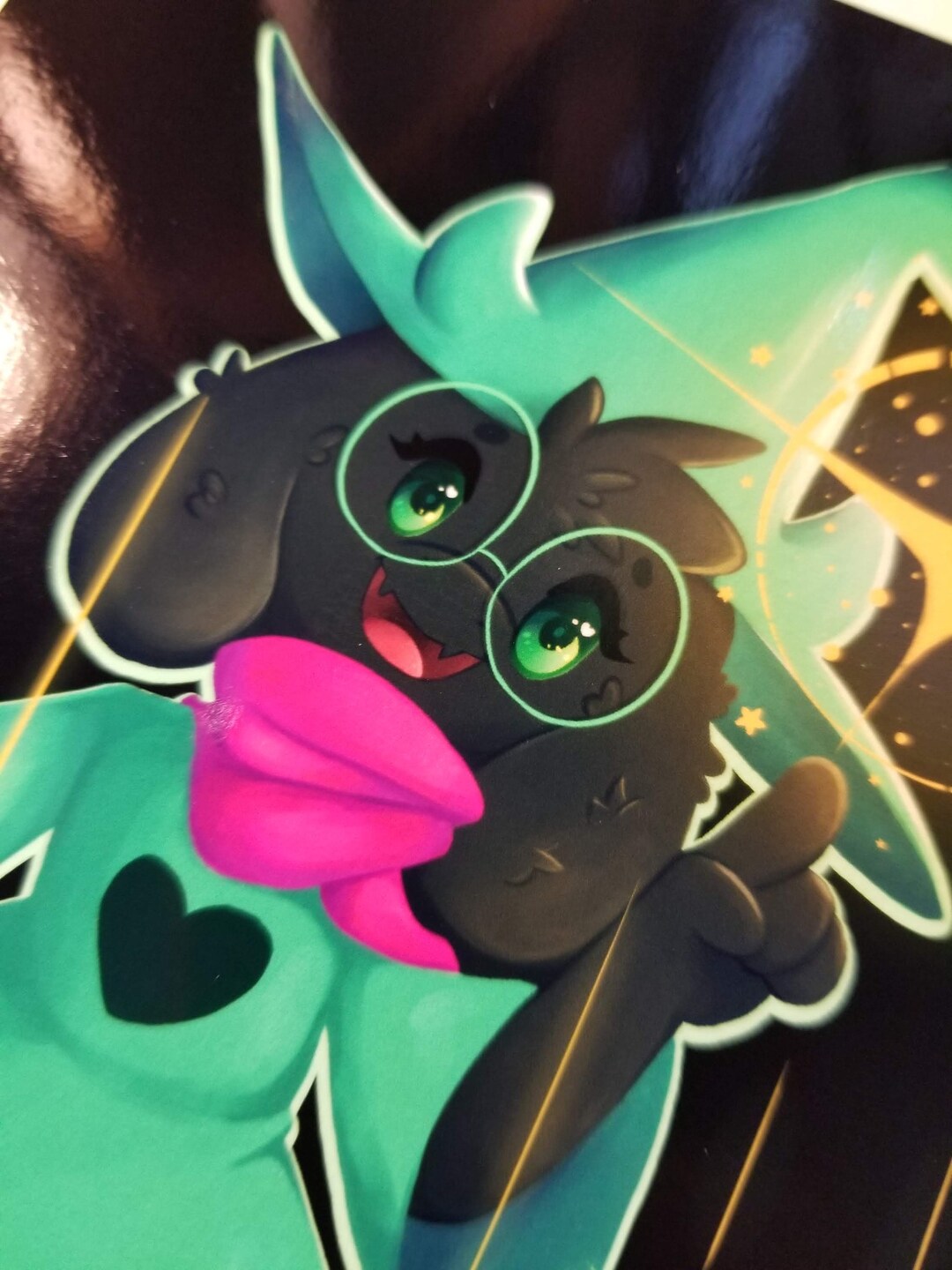 Deltarune Undertale Ralsei Design /// Print Bookmark Pin Resin Keychain ...