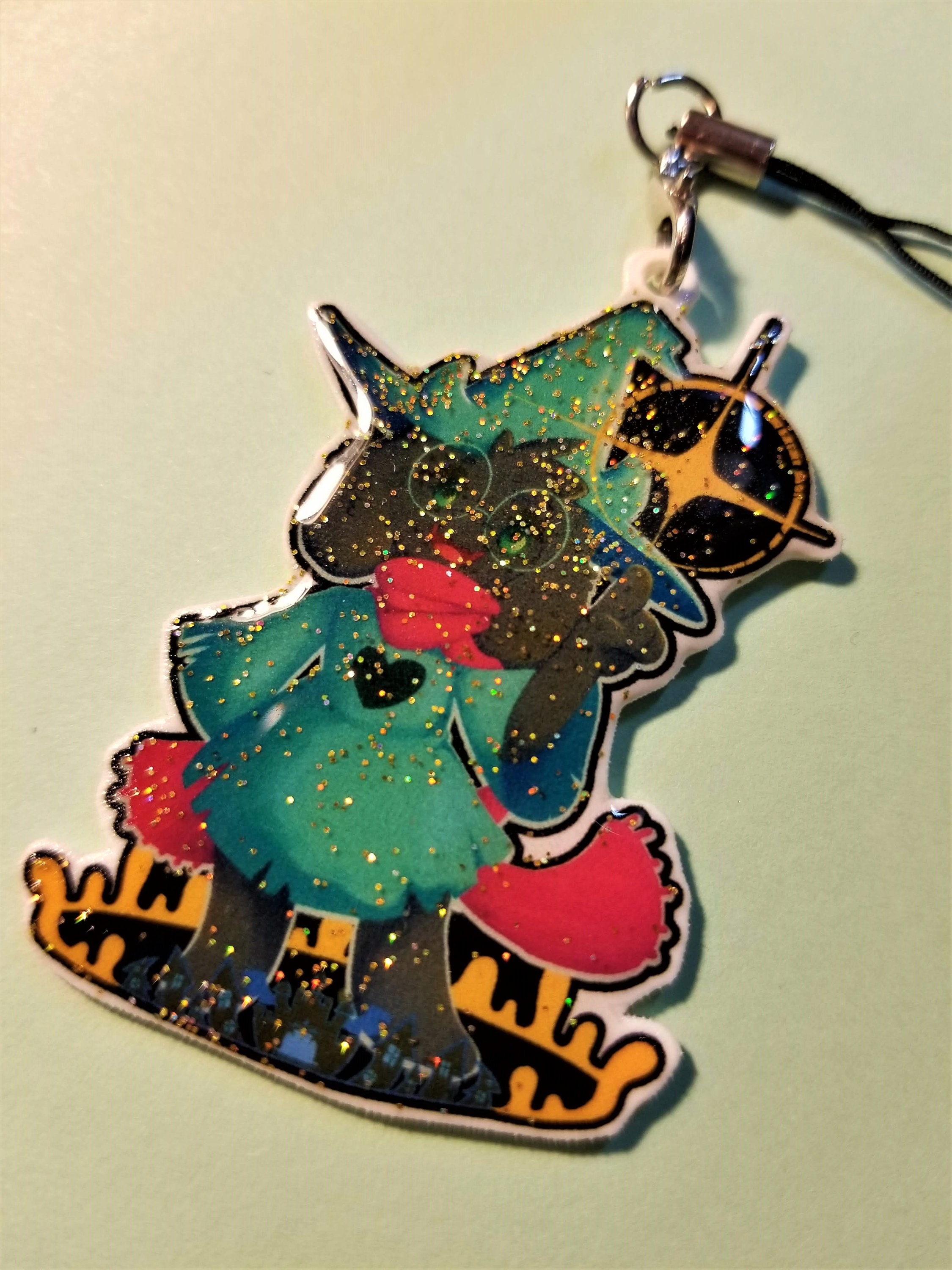 Deltarune Undertale Ralsei Design /// Print Bookmark Pin Resin - Etsy