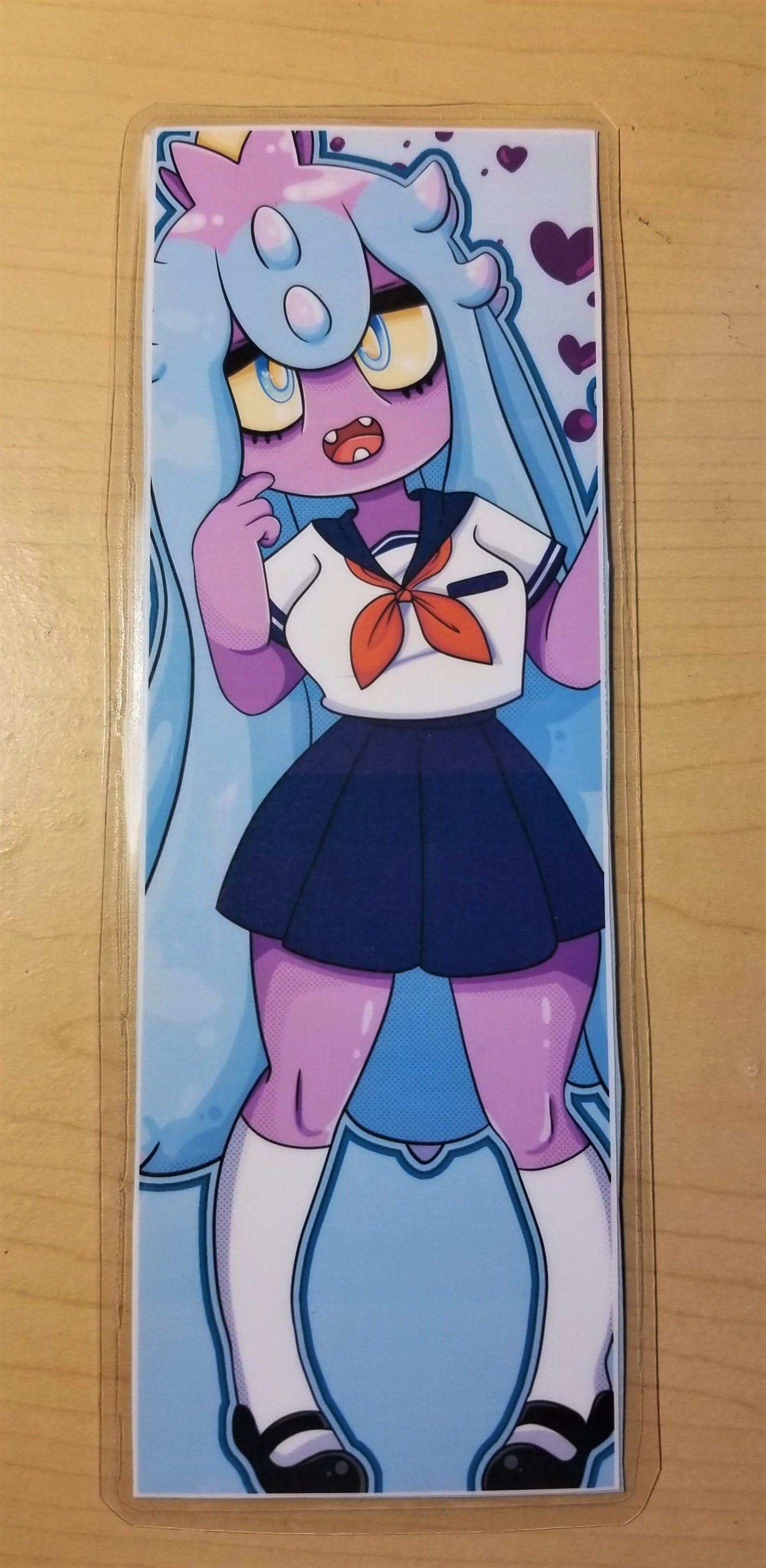 Mareanie /// Bookmark Sticker Laminated Charm Resin Pin - Etsy