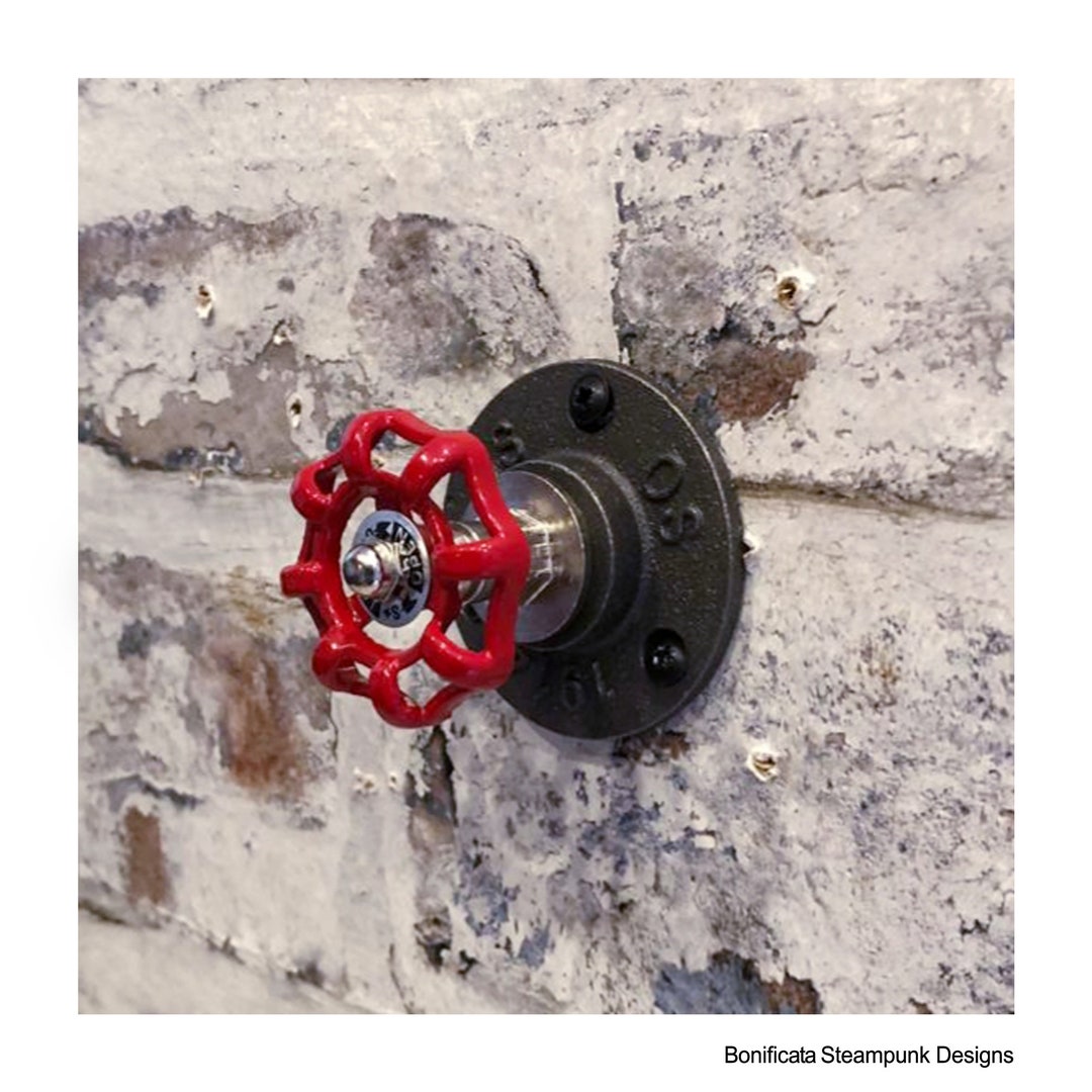 Steampunk Clothes Hook Rustic / Farmhouse / Industrial / Handmade - Etsy UK