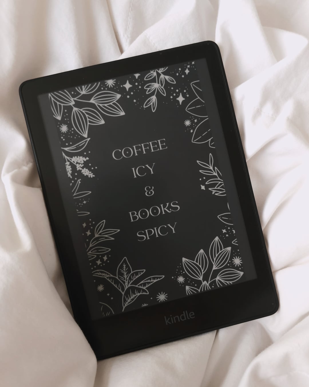 Coffee and Spicy Book Kindle Screensaver - Etsy