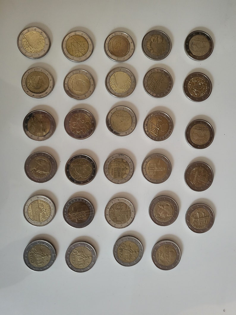 2 Euro RARE Coins III - Etsy