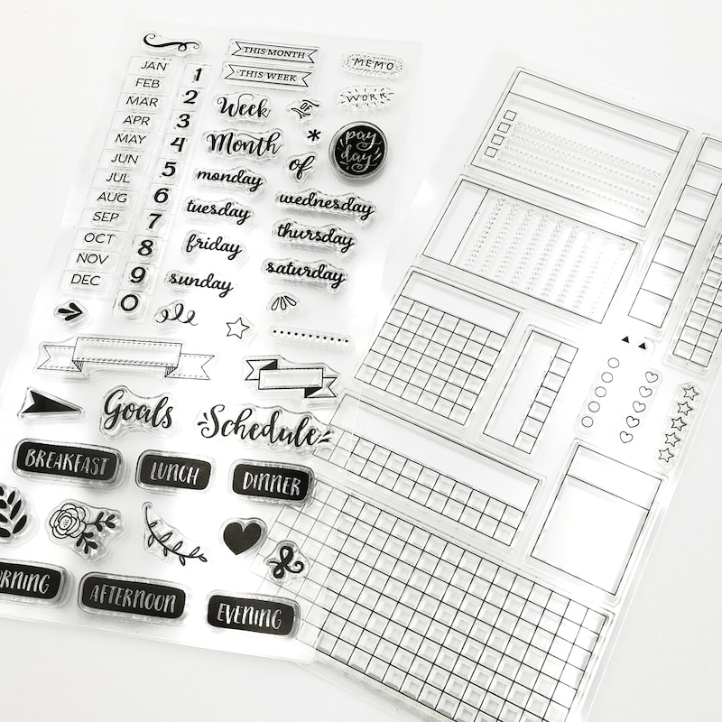 Bullet Journal Stamps - Etsy