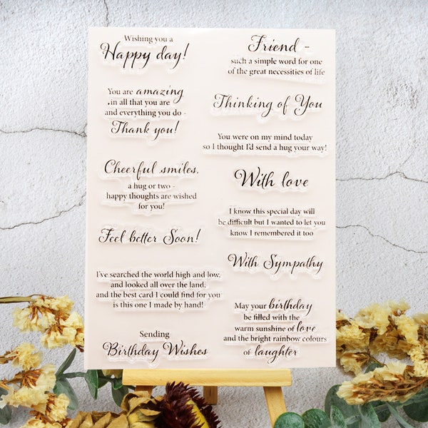 Rubber Stamp Quotes - Etsy