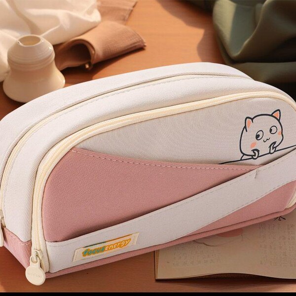 Large Cute Pencil Case - Etsy