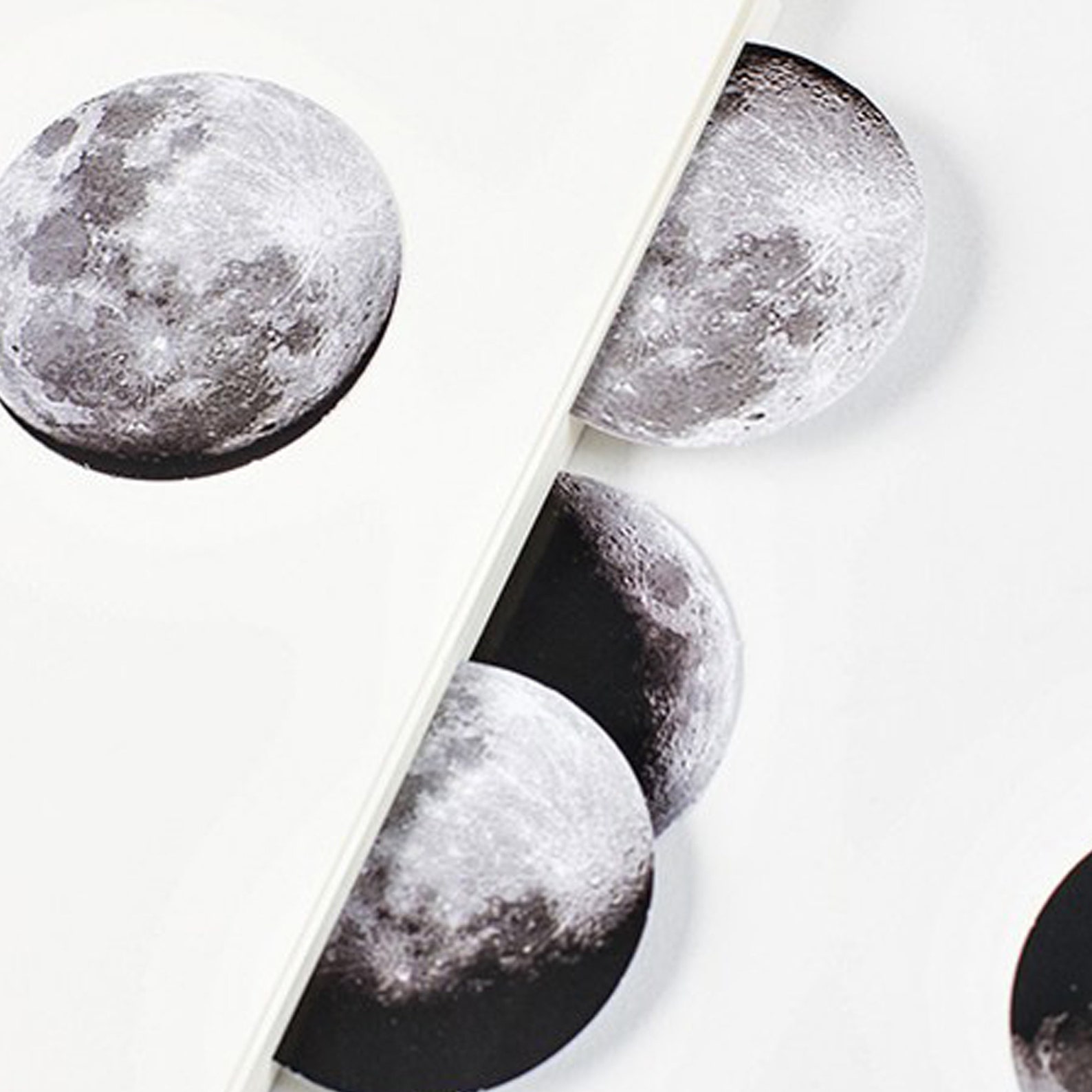 Moon Stickers Set Bullet Journal Moon Sticker Pack Washi Tape - Etsy