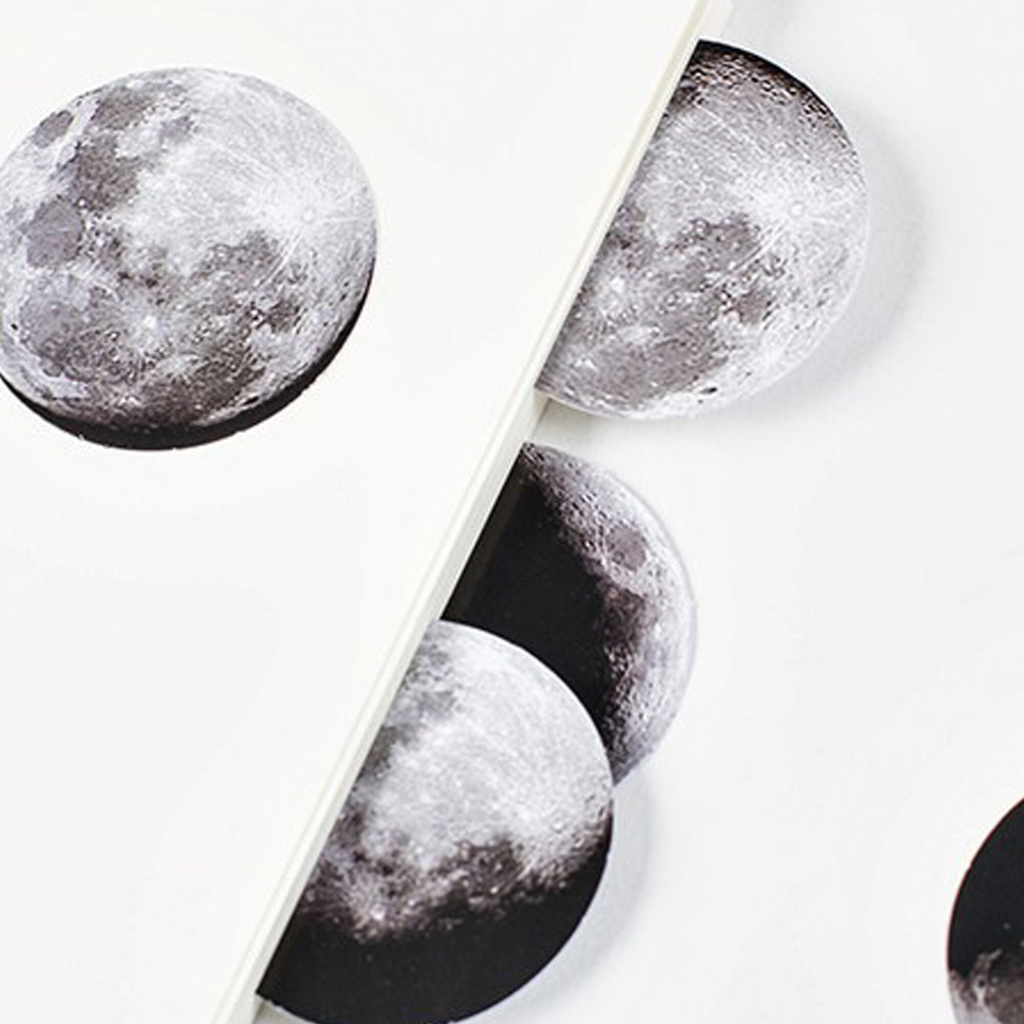 Moon Stickers Set Bullet Journal Moon Sticker Pack Washi Tape - Etsy
