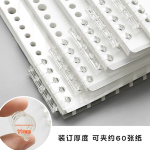 Plastic Binding Spiral Rings,coil Binding,diy Smart Ring Binder,a5,b5 ...