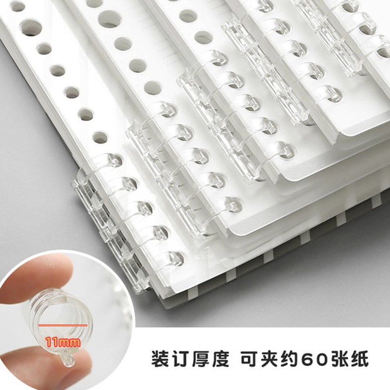 Plastic Binding Spiral Rings,coil Binding,diy Smart Ring Binder,a5,b5 ...