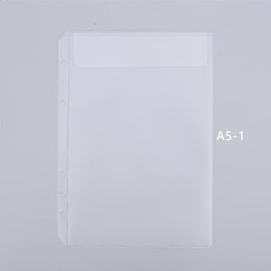 A5/A6 Zipper Pouch,pvc Pocket Pouch With 6 Holes for Planner,card ...