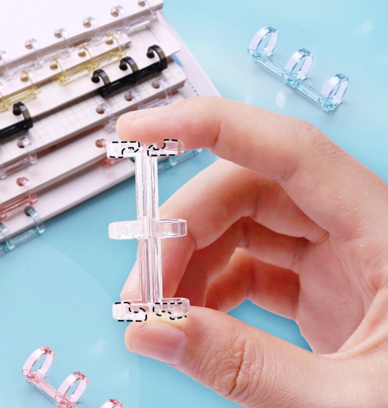 Plastic Binding Spiral Rings,coil Binding,diy Smart Ring Binder,a5,b5 ...