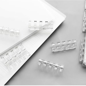 Plastic Binding Spiral Rings,coil Binding,diy Smart Ring Binder,a5,b5 ...