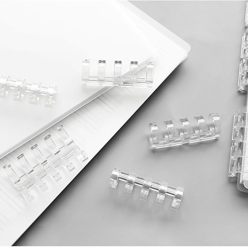 Plastic Binding Spiral Rings,coil Binding,diy Smart Ring Binder,a5,b5 ...