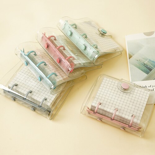 Mini Binder 3 Ring Planner Binder Candy Color Binder PVC - Etsy