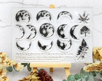 Months of the Year Clear Stamp/numbers Clear Transparent - Etsy