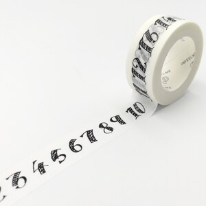 Number Washi Tape,calendar Tape,washi Tape,planner Tape,bullet Journal ...