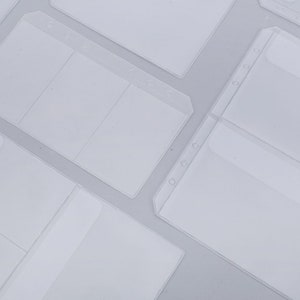 A5/A6 Personal PVC Pocket Insert,zipper Pouch,card Holder,stickers ...