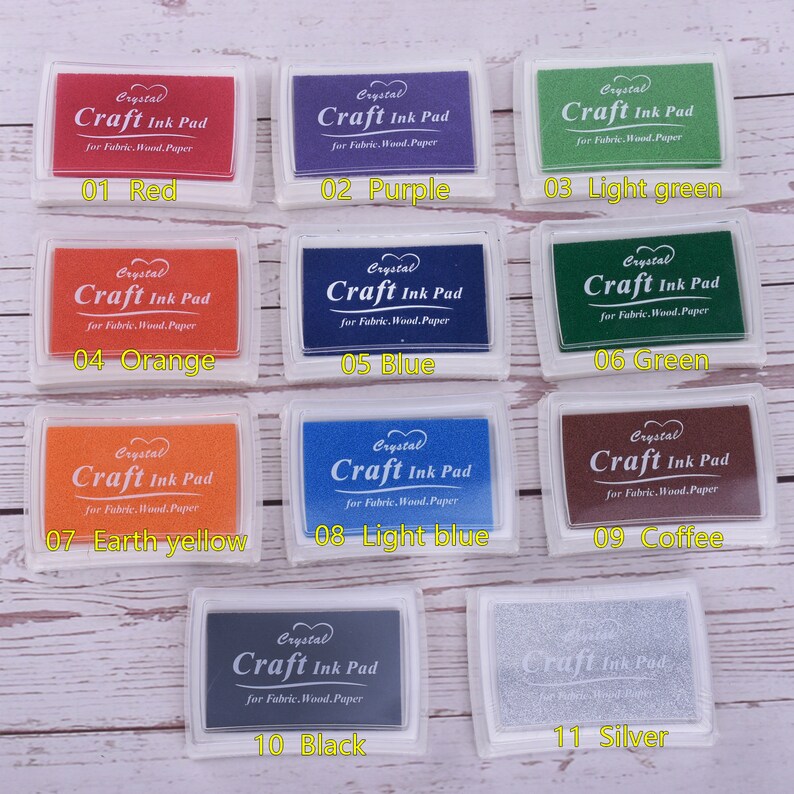 Craft Ink Pad,color Ink Pad,colorful Inkpad,ink Pad Set,stamp Pad,clear ...