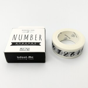 Number Washi Tape,calendar Tape,washi Tape,planner Tape,bullet Journal ...