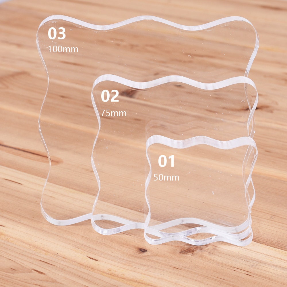 Acrylic Block for Clear stampTransparent Stamp BlockAcrylic | Etsy