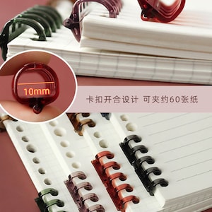 Coil Binding,plastic Binding Spiral Rings,diy Smart Ring Binder,a5,b5 ...