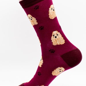 Cocker Spaniel Dog Breed Lightweight Stretch Cotton Adult Socks - Etsy