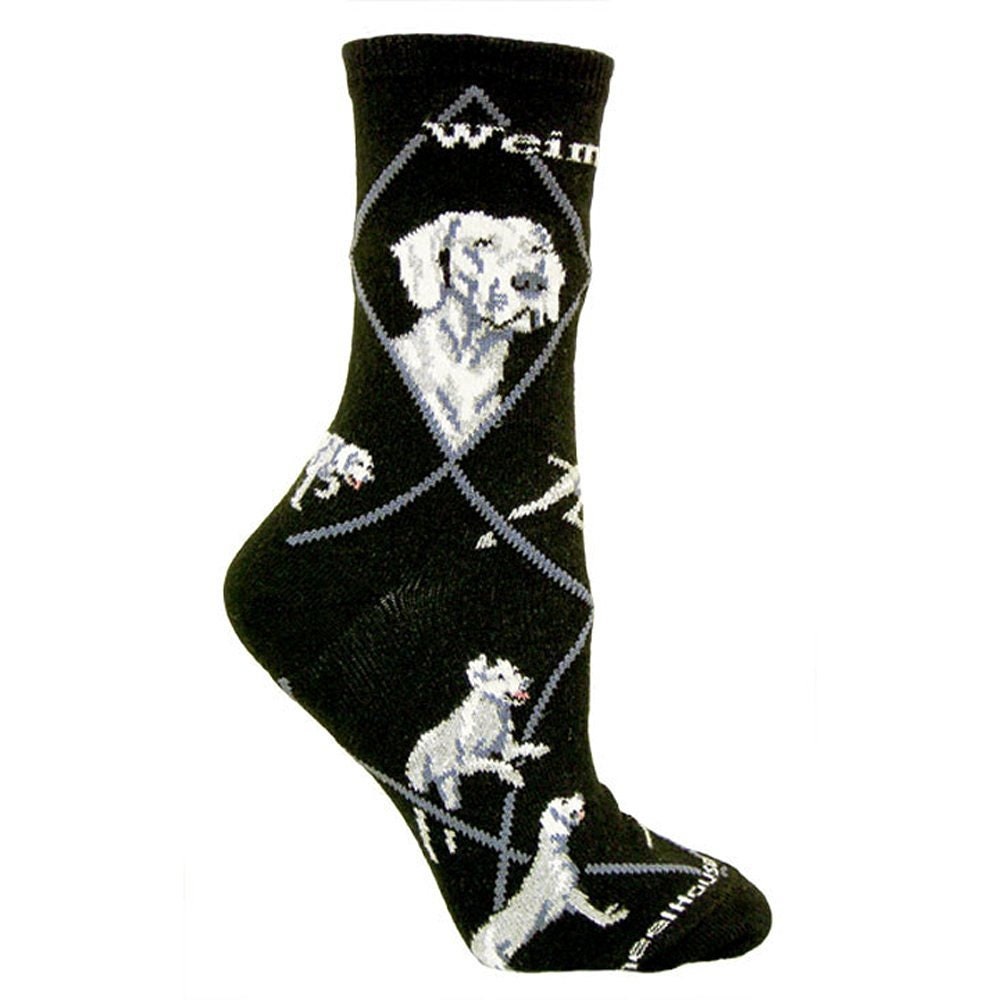 Weimaraner Dog Breed Lightweight Stretch Cotton Adult Socks - Etsy
