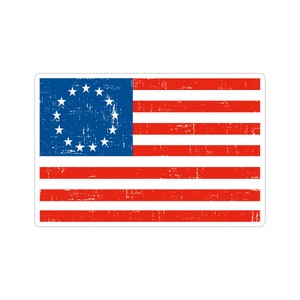 Assorted Betsy Ross US American Flag Vinyl Car Decal Sticker - Etsy