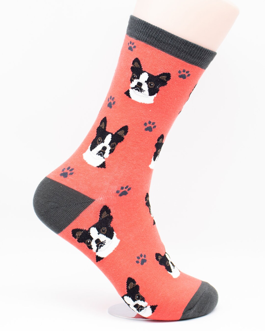 Assorted Boston Terrier Dog Breed Lightweight Stretch Cotton Adult ...