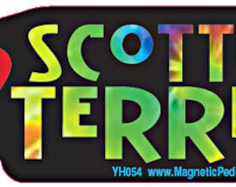 Scottish Terrier on Board Car Window Sticker Scotty Scottie Dog Sign ...