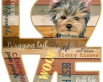 Warning Yorkie Sign Dog Warning Sign Yorkshire Terrier Sign - Etsy