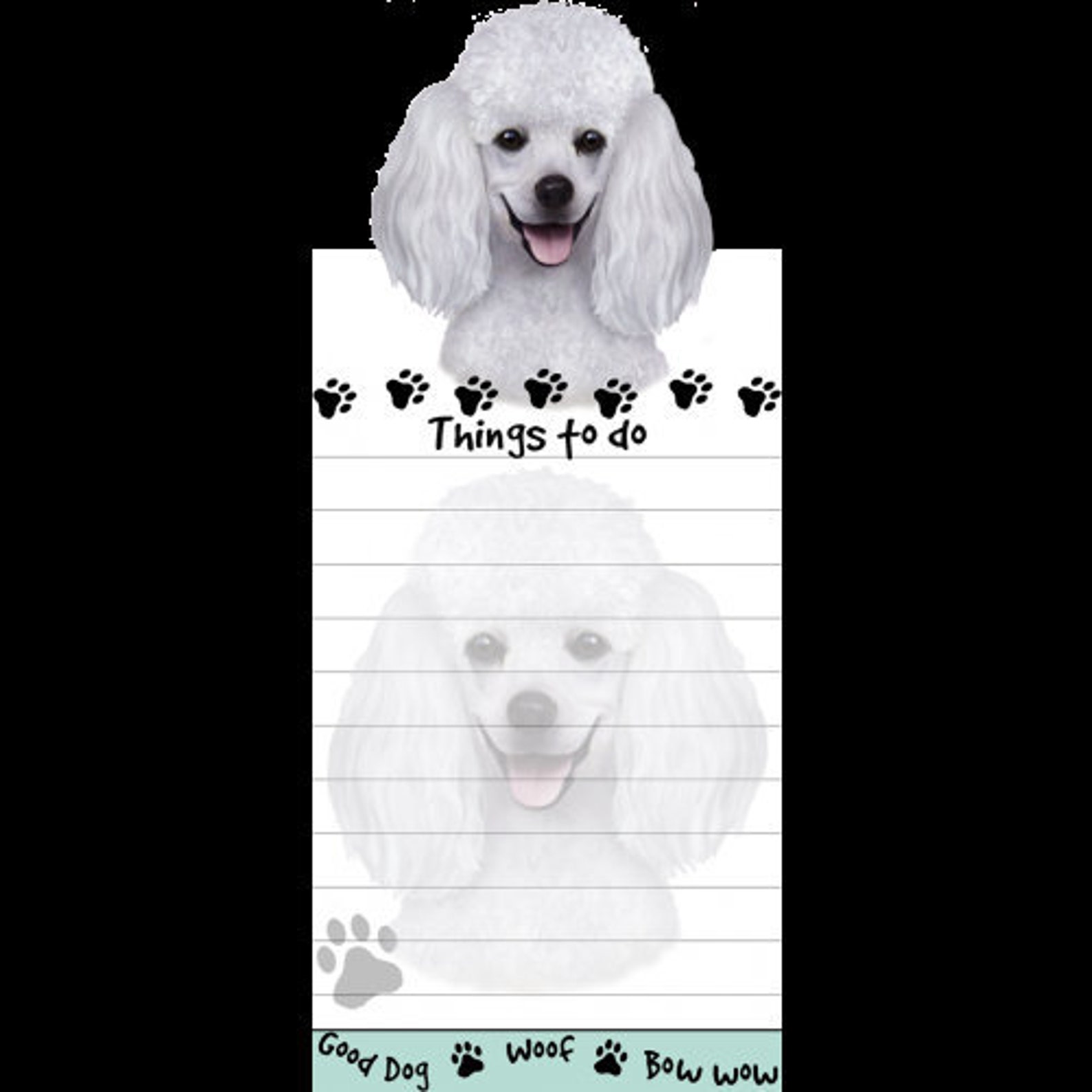 Assorted Poodle Magnetic Post It Dog Breed Stationery Notepad - Etsy