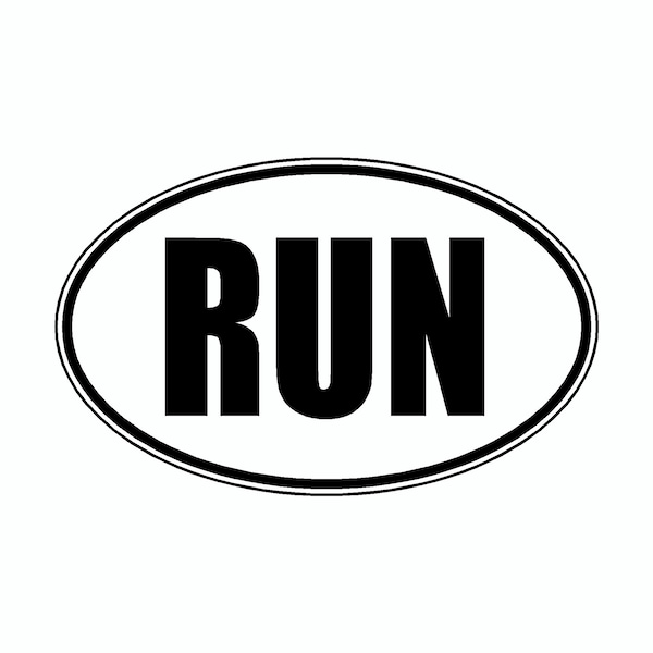 Running Decal - Etsy