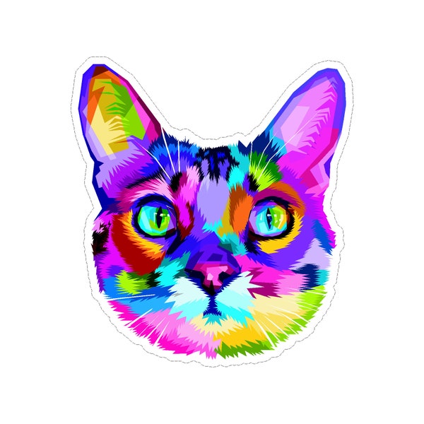 Cat Sticker for Car - Etsy