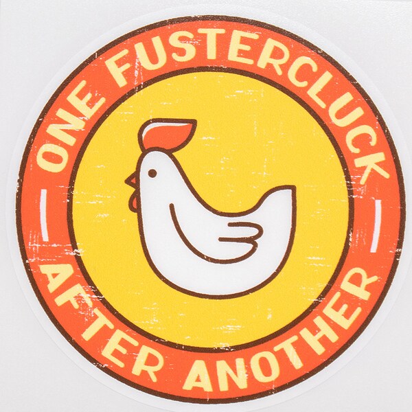 Clusterfuck Decal Etsy