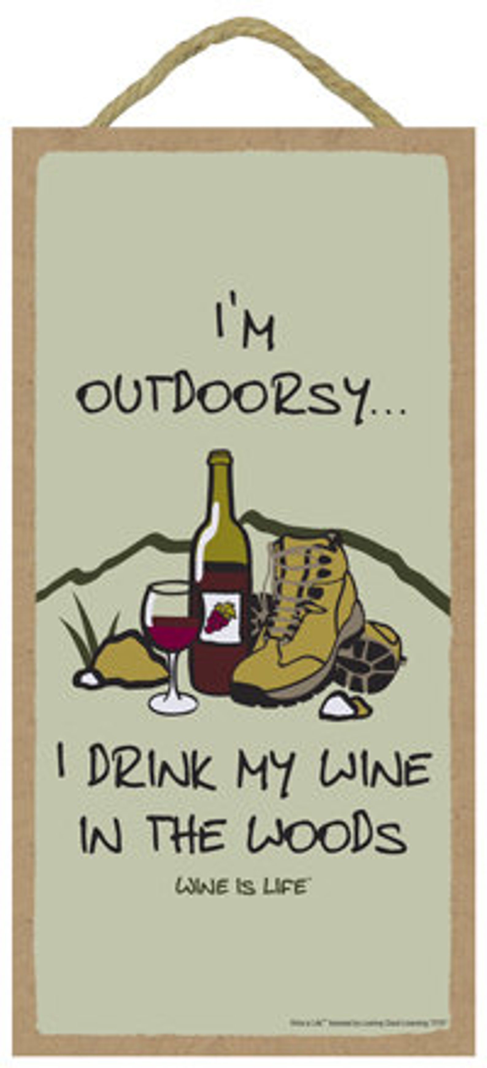 Wine is Life Assorted Wood Signs | Etsy