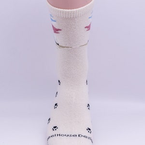 Assorted Siamese Cat Dog Breed Lightweight Stretch Cotton Adult Socks ...