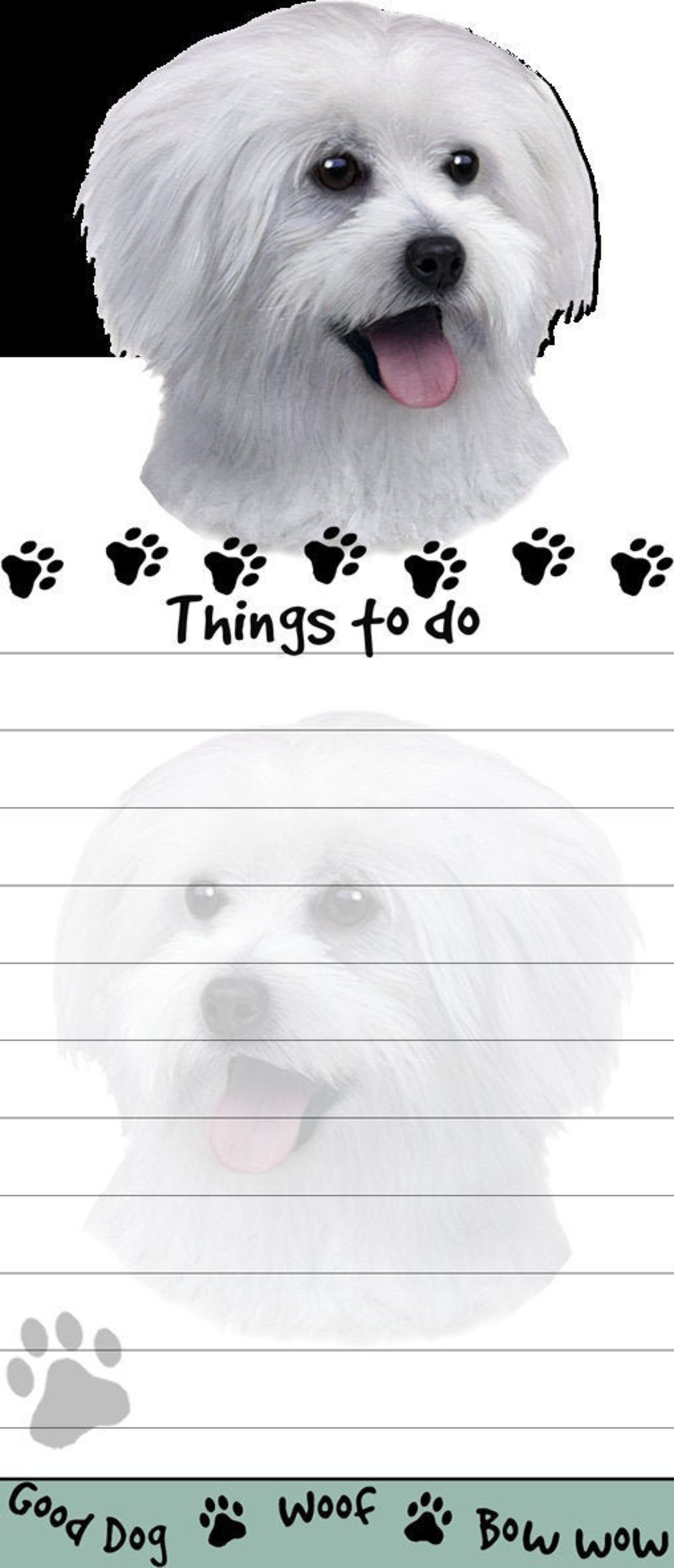 Assorted Maltese Magnetic Post It Dog Breed Stationery Notepad - Etsy